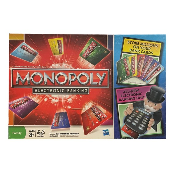 Hasbro | Games | Monopolyelectric Banking | Poshmark